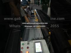 Automatic gabion box machine line