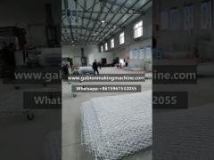 Gabion mattress making machine