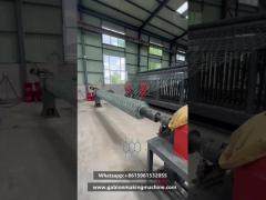 Linea di produzione completamente automatizzata per gabbioni per rivestimento fluviale e protezione pendii
