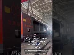 Indian Customer Operating High-Speed Gabion Mesh Machine | Riverbank Protection Project