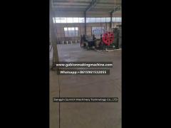 automatic gabion box production line for slope stabilization