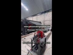 speed gabion box machine with servo motor control system and 30 hole/min production speed