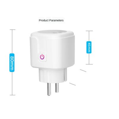China 240V Home Use White WiFi Smart Socket High Safety With ISO9001 for sale