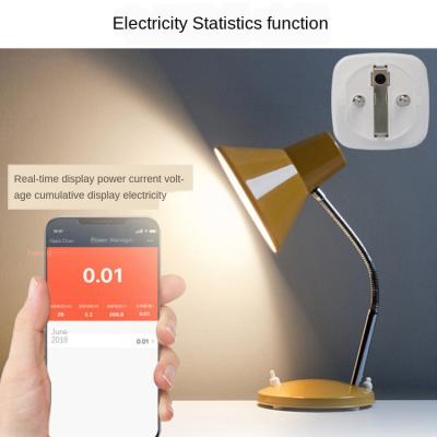 China 240V Home Use White WiFi Smart Socket High Safety With ISO9001 for sale