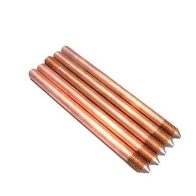 Cina Protezione di rame pura all'aperto di lunghezza 1200mm Rod Round Flat Lightning in vendita
