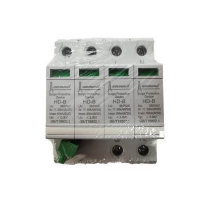 Cina dispositivo di protezione dell'impulso di potere di 30ka 60ka 120V SPD, fase del protettore di impulso del quadrato D 3 in vendita