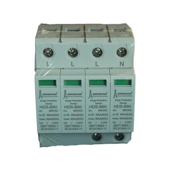 Cina dispositivo di protezione dell'impulso di potere di 30ka 60ka 120V SPD, fase del protettore di impulso del quadrato D 3 in vendita