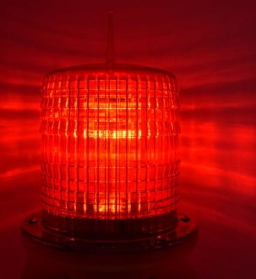 Cina Luci di avvertimento rosse degli aerei ISO9001 per le costruzioni, luce di ostruzione di aviazione in vendita