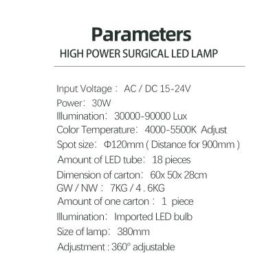 Cina Luce dentaria luminosa della sedia di temperatura del colore regolabile LED per le cliniche dentarie in vendita