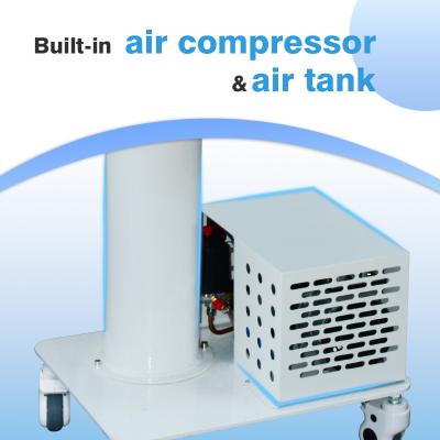 Cina 540W Foot Switch Dental Unit With Air Compressor Suction Three Way Syringe Handpiece Scaler in vendita
