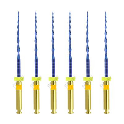 Cina Dental Endodontic Nickel Titanium Blue File File rotanti dentali attivati dal calore in vendita