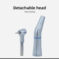 China Low Speed Inner Spray Contra Angle Handpiece Push Button E - Type Handpiece for sale