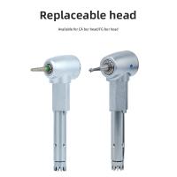 China Low Speed Inner Spray Contra Angle Handpiece Push Button E - Type Handpiece for sale