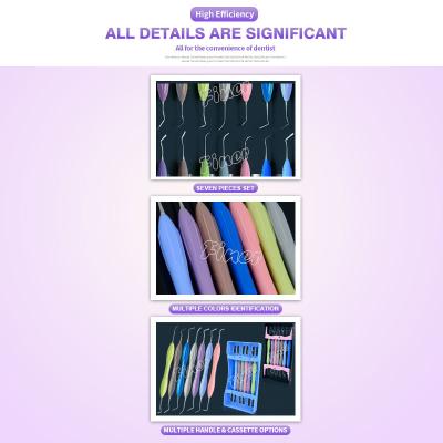 Cina Dental Composite Resin Filling Dental Composite Filling Instruments Set Restoration Instruments Kit in vendita