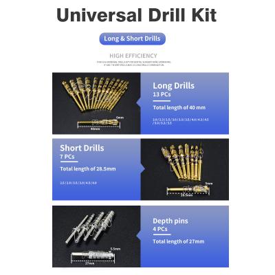 Cina Osseodentification Drills Kit For Dental Implantation Long & Short Drills Kit in vendita