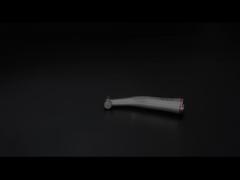 Red Ring 1/5 Increasing Contra Angle Miromotor Handpiece With Fiber Optical