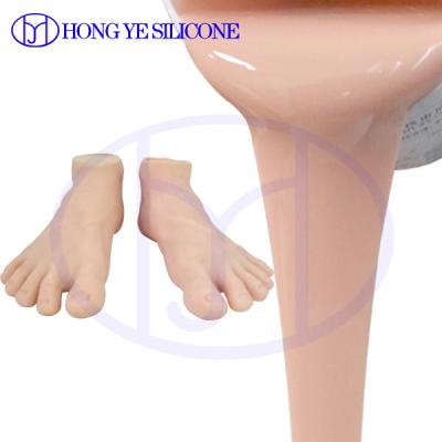 China platinum cure rtv silicone to make human rubber arms for sale