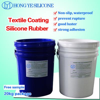 China Coating Textiles Silicone Rubber with Good skid-proof and high adhesive strength for sale