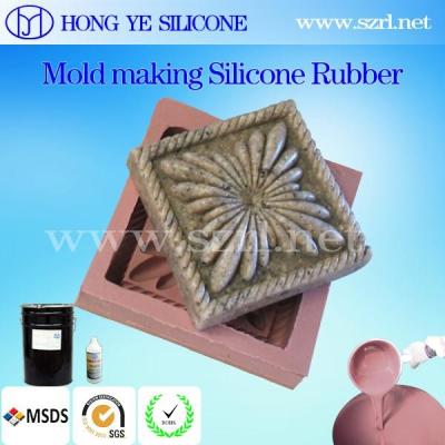 China Price of RTV-2 liquid silicone rubber for gypsum mold for sale
