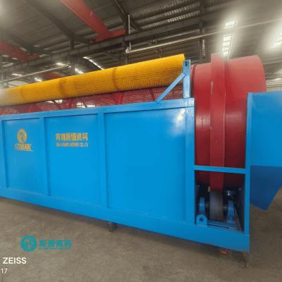 China Diesel Engine Powered Washing Trommel 200TPH Gold Mining Trommel for sale