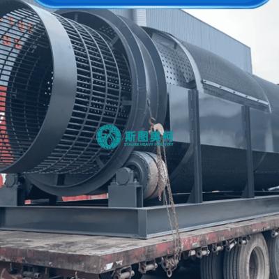 China Gold Mining Equipment Trommel 100TPH Heavy Duty Gold Wash Trommel for sale