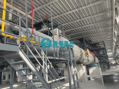 China Potassium Sodium Feldspar Rotary Dryer Machine Capacity 5TPH-80TPH for sale