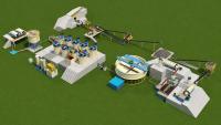 China Gold CIP Processing Plant 20-5000 TPD Gold Ore Extraction Equipment 95-98% Recovery for sale