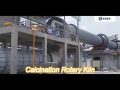 35tph 50tph calcination rotary kiln for lithium ion battery cathode material