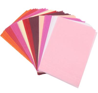 China Pink Colored Tissue Paper Soft Romantic Hue for Valentine Wrapping and Jewelry Lining for sale