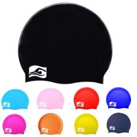 Quality Unisex Use Soft Silicone Swim Cap With Anti Skid Design And Eco Friendly for sale