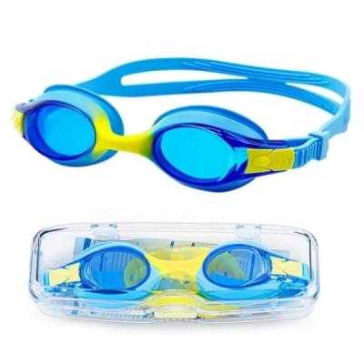 China Kids Swimming Goggles with Anti-Fog UV Protection and Rainbow Plating Lenses for Safe Swimming for sale