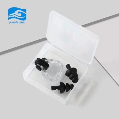 China Soft Silicone Swimming Nose Clip and Earplugs Set - Waterproof and Multicolor Optional for Diving Equipment for sale