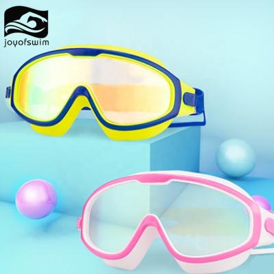 China Sports Diving Children Swimming Goggles Large Frame Swimming Goggles With Surf Ear Plugs for sale
