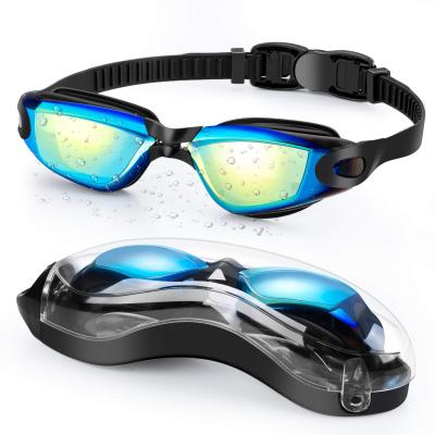 China Wholesale Hot Selling Swimming Goggles Electroplating Sport Goggles HD Waterproof Anti-fog Swimming Glasses Manufacturers for sale