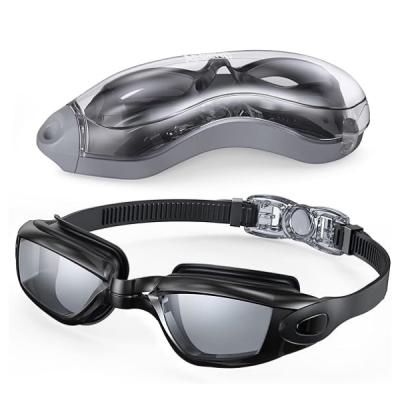 China Durable Adjustable Strap Electroplated Swimming Goggles For Sports Safety for sale