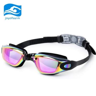 China Anti Fog HD Swimming Goggles With UV Protection For Racing Customized Logo for sale