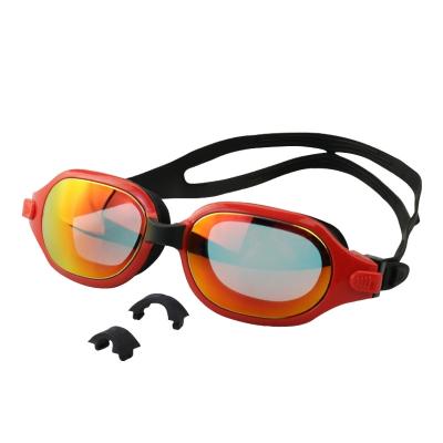 China Unisex Adult Anti Fog Swim Goggles With HD Lens For Clear Underwater Vision for sale