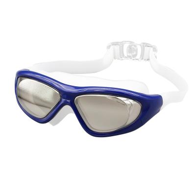 China Adult Waterproof Anti-Fog Swimming Goggles with Adjustable Strap for Competitive Swimming for sale