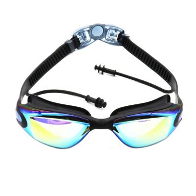 China Professional Anti-Fog UV Protection Swimming Goggles with Adjustable Strap for Adults for sale