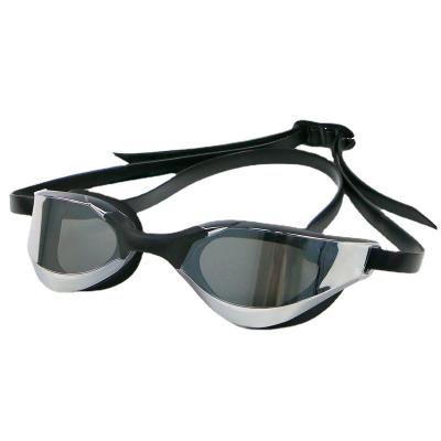 China Professional Adult Swimming Goggles with Anti-Fog UV Protection and Adjustable Silicone Strap for sale
