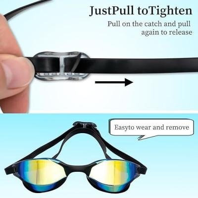 China Anti-Fog UV Protection HD Lens Swimming Goggles for Racing and Training for sale