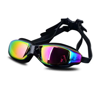 China Anti-Fog UV Protection Mirrored Swimming Goggles for Competitive Swimming and Diving for sale