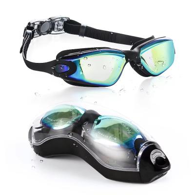 China UV Protection Leak-Proof Anti-Fog Swimming Goggles for Adults with Silicone Gasket for sale