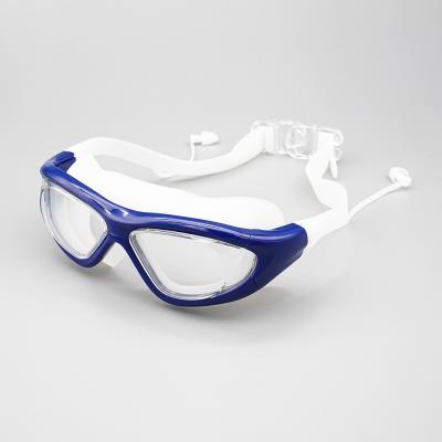 China Anti Reflective Adult Swimming Goggles With PC Material And Silicone Comfort Fit for sale