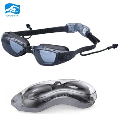 China Adult Silicone Speed Swim Racing Goggles with Anti-Fog HD Transparent Lens and Silicone Sealing Ring for sale