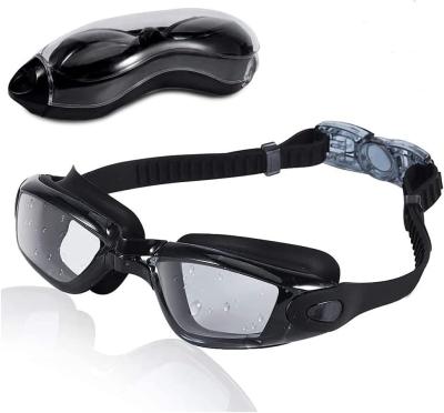 China Anti-fog UV Protection Swimming Goggles with Automatic Buckle Strap for Adults and Kids for sale