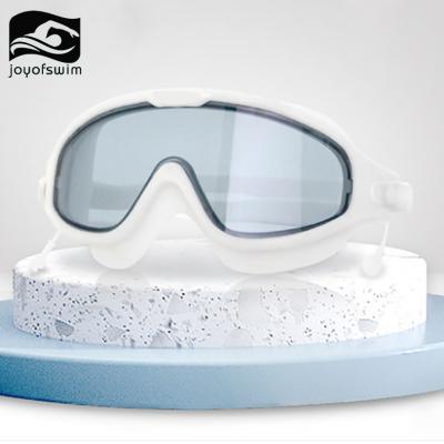 China Large Frame Silicone Swim Glasses Waterproof and Anti-Fog Sports Diving Equipment for Men and Women for sale