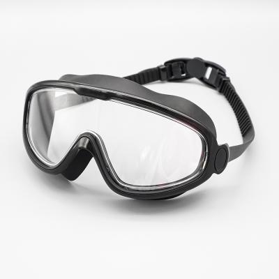 China 2024 Factory Direct Anti-Fog UV Protection Adult Swimming Goggles with Silicone Gasket and PC Lenses for sale