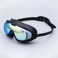 Quality 156g Big Frame Anti Fog Swimming Goggles With UV Protection For Adults for sale
