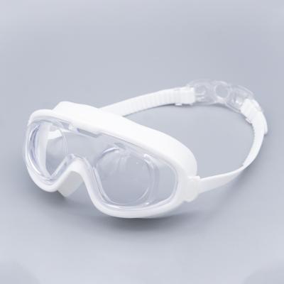 China Adjustable Adult Swimming Goggles with Anti-Fog UV Protection and Big Frame for Wide Pool Views for sale